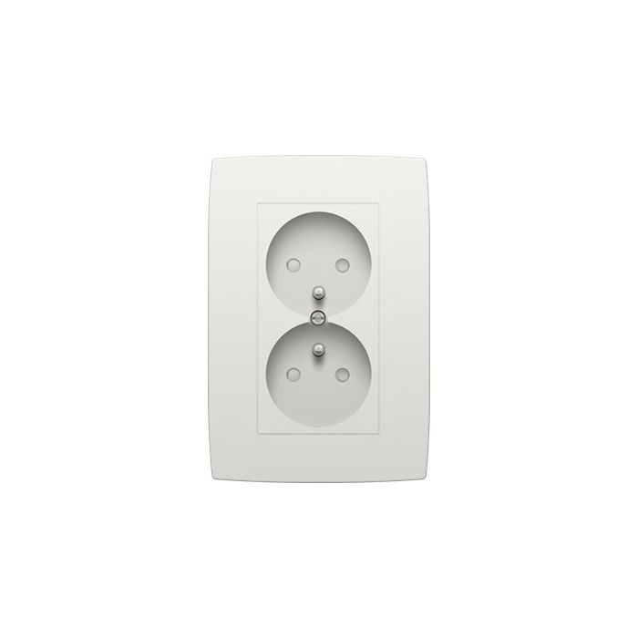 Niko Stopcontact 2V +A White - Belsack
